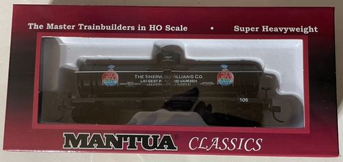 MANTUA HO - Sherwin Williams #105 - 40' Tank Car | eBay