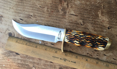 LARGE SCHRADE UNCLE HENRY PRO HUNTER deer hunting knife 171UH OLD TIMER ...