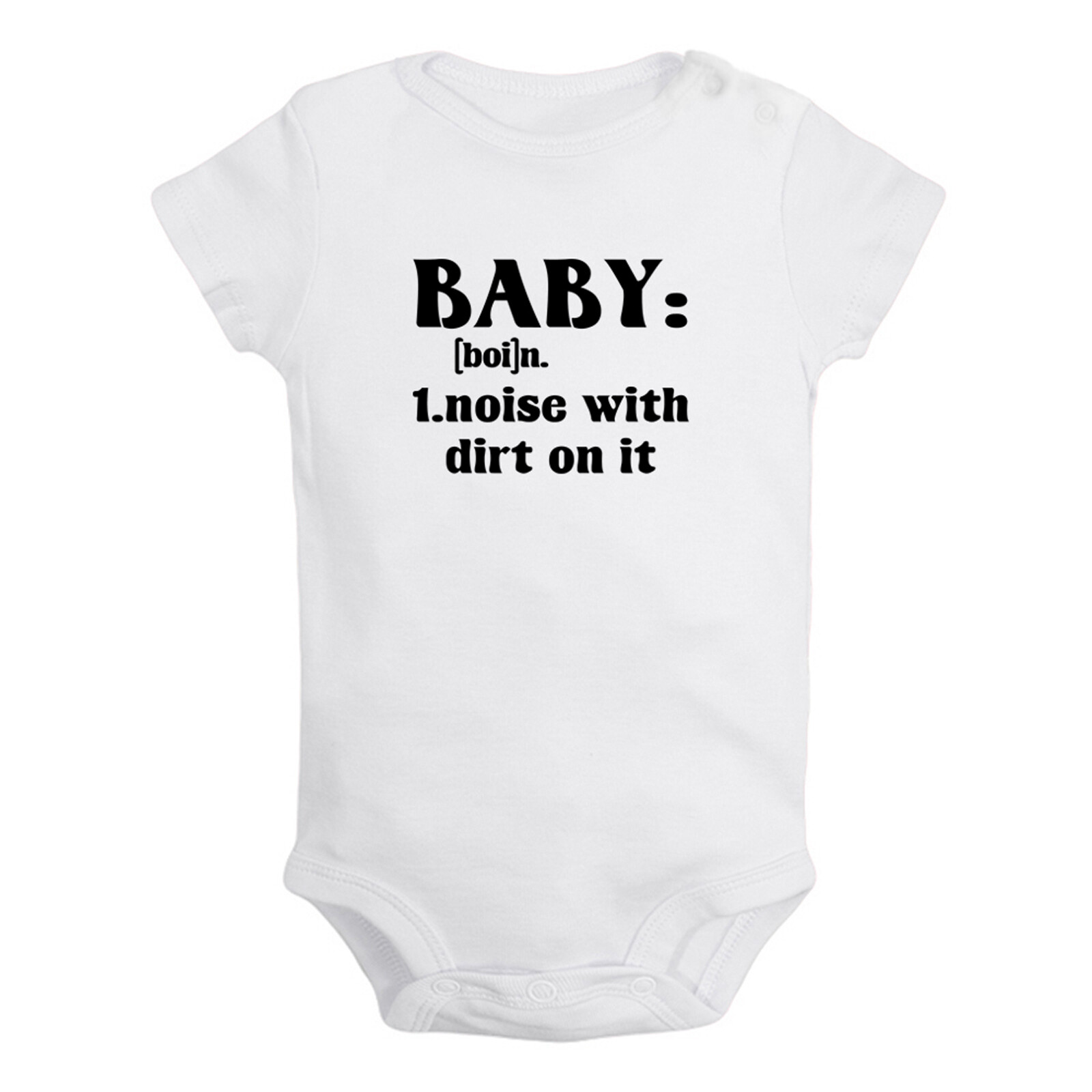 Baby DEFINITION A NOISE WITH DIRT ON IT Funny Romper Newborn Baby ...