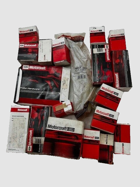 Huge Lot of 18 Ford Assorted Parts New in Box/Bag Motorcraft Parts ...