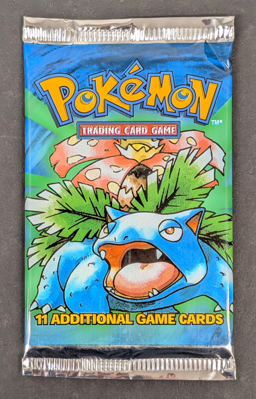 1999 Pokemon Base Set Booster Pack Unlimited Sealed Venusaur Art | eBay