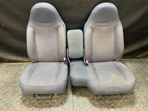 1998-2002 Ford Ranger 2 Door Front Driver & Passenger Denim Blue Cloth ...