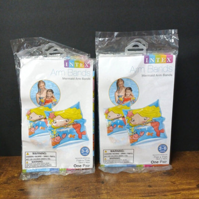 Lot of 6 Pairs of Intex MERMAID Arm Bands, Ages 3-6 Yrs Old | eBay