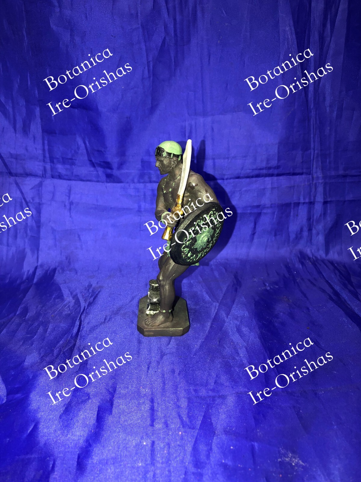 ESTATUA STATUE SANTO OGUN OGGUN RELIGION YORUBA IFA | eBay