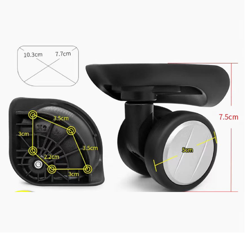 2 pcs Luggage Wheel Replacement for Samsonite luggage A#31/B1#31 ...