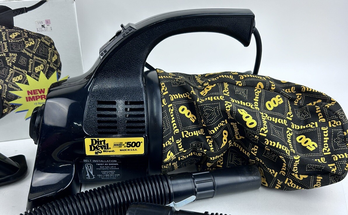 Dirt Devil Royal 500 Series Hand Vac 25' Cord W Attachments Small ...
