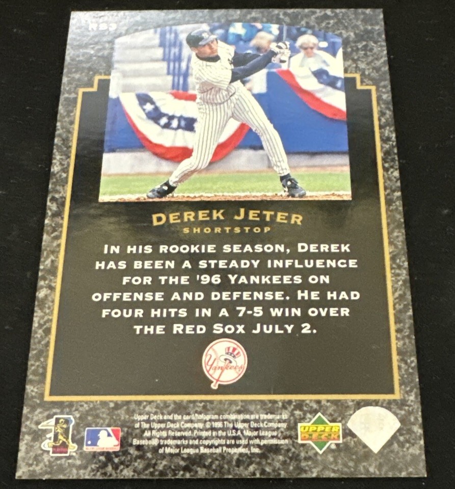 Derek Jeter 1996 Rock Solid Upper Deck RS3 | eBay