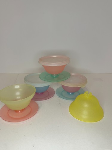 Tupperware Dessert Pudding Parfait Jello Cups #754-5 Set of 3 Vintage ...
