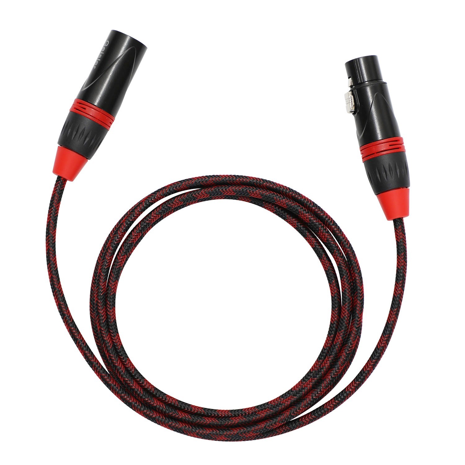 XLR Male to Famale Audio Cable Nylon Braid Aux Cable Low Noise 10FT/6 ...