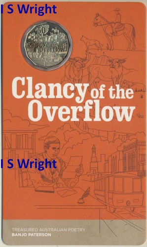 Australia: 2020 50c Banjo Paterson - Clancy of the Overflow Gold Gilt ...