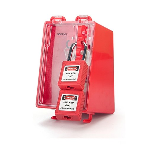 Lockout Tagout Lock Box Group Padlock Box Wall-Mounted Locks Lock Out ...