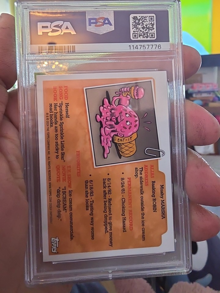 Psa 9 12/75 Topps Chrome Garbage Pail Kids Donny Dumbell | eBay