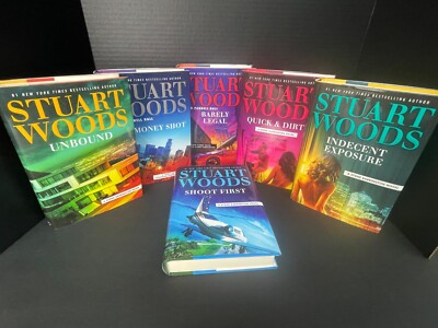 *Lot of 6* Stuart Woods Hardcover w/ Dust Jacket Books, All First ...