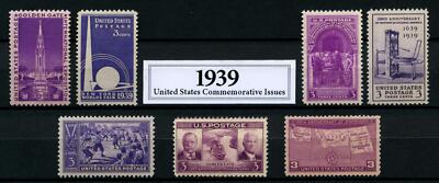 Dealer Dave UNITED STATES Stamps 1939 COMMEMORATIVE SET, POST OFFICE ...