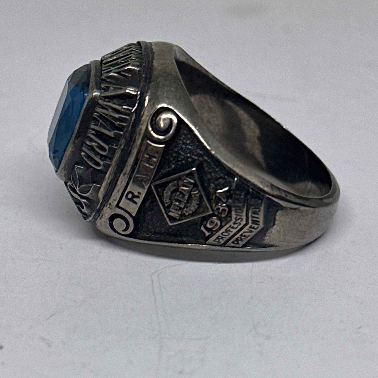 Vintage 1981 McLEAN TRUCKING CO SAFE Driver 10K Gold Ring 15 Year Size ...