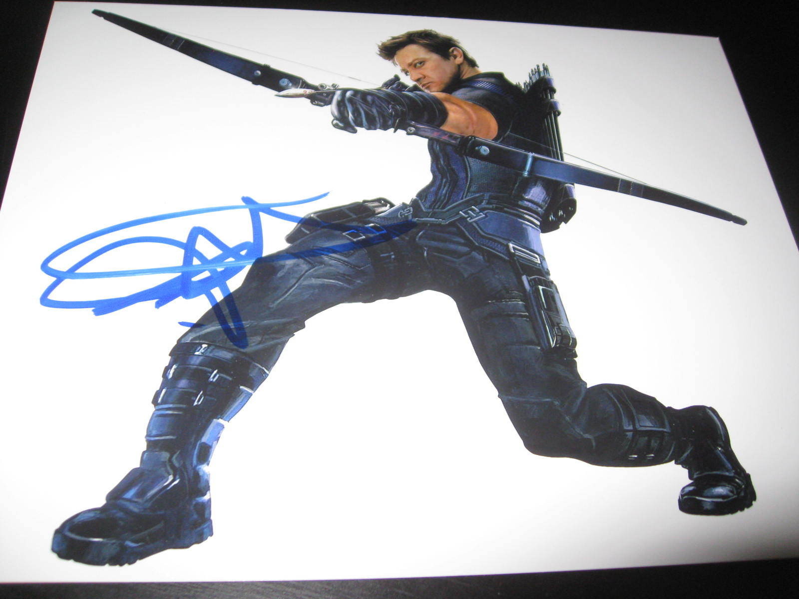 JEREMY RENNER SIGNED AUTOGRAPH 8x10 PHOTO AVENGERS HAWKEYE PROMO IN ...