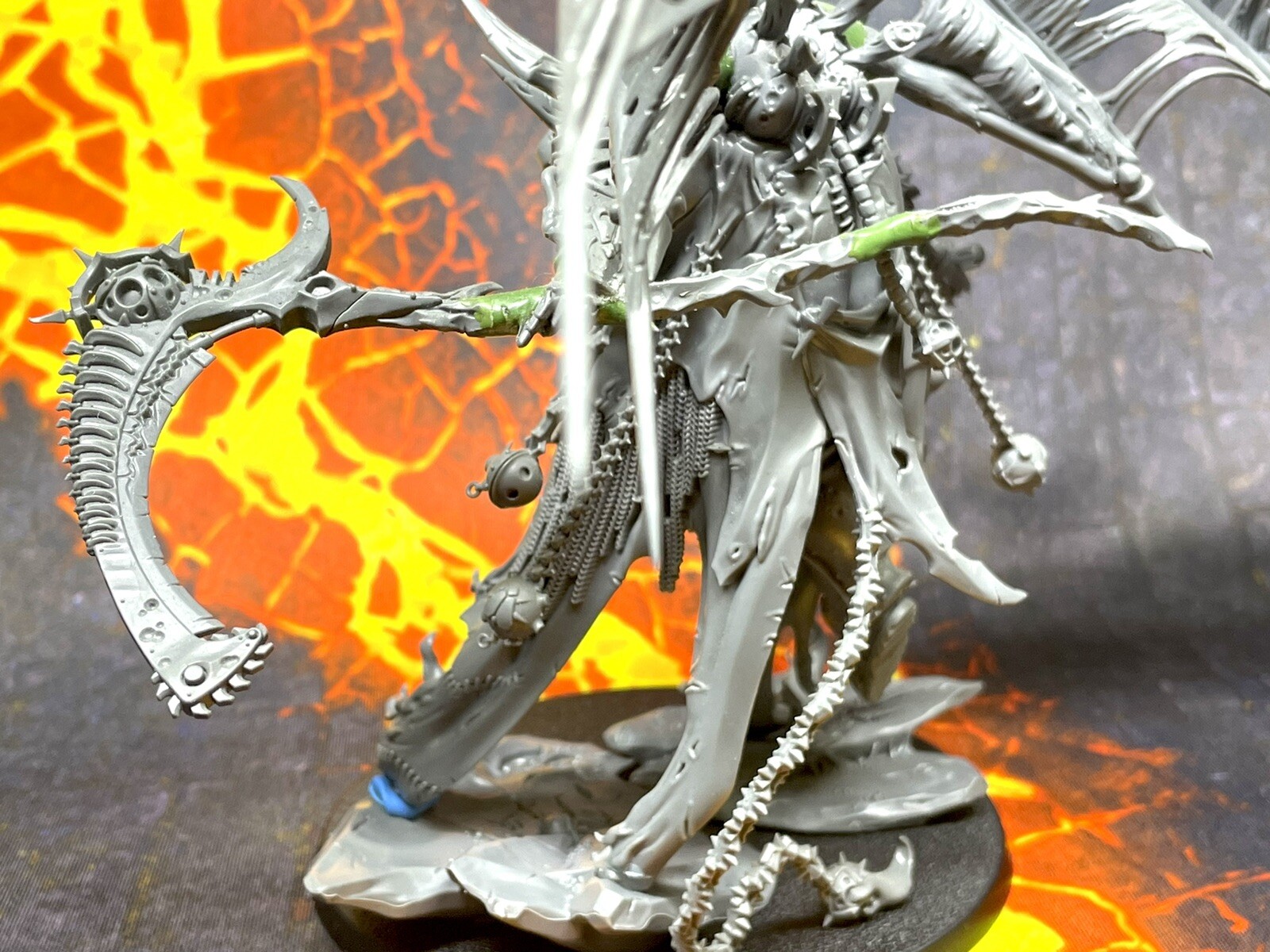 Warhammer 40k Death Guard Primarch Mortarion Custom Conversion To Grim ...