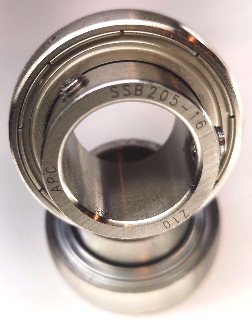 Premium SSB206-20 | Stainless 1-1/4" Bore Insert Bearing SB206-20 ...