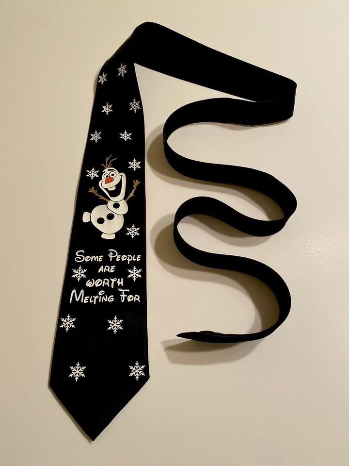 Snow Necktie , New, Cool And Fun , Snowman, Snowflakes, Winter | eBay