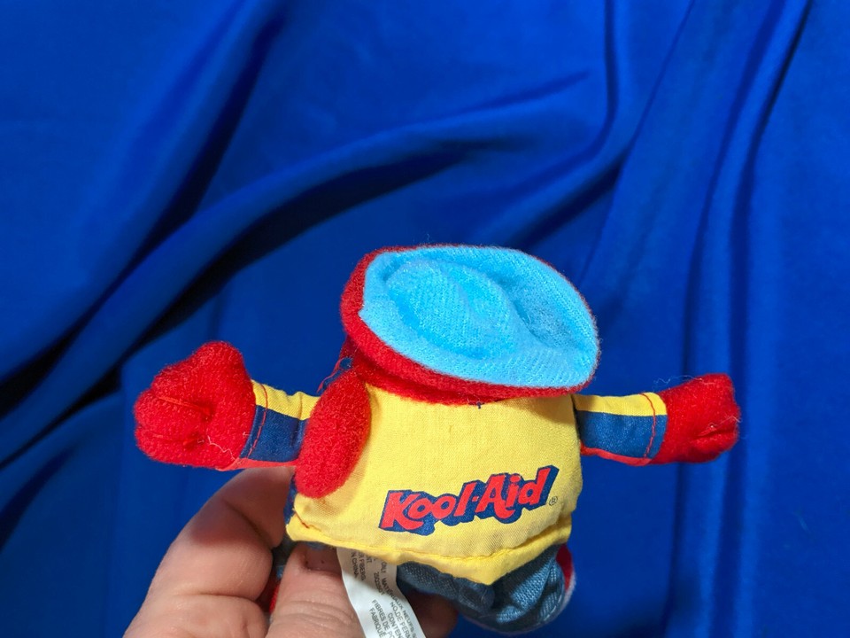Kool Aid Man Advertising Plush 5" Doll Figure Oh,Yeah! VTG 2000 Kraft ...