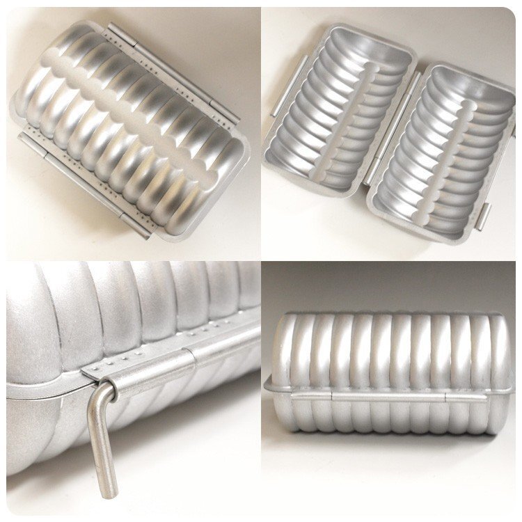 Majimaya Original Round Bread Baking Mold Cookware Silver Altite 4.3 in ...