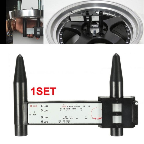 4 5 6 8 Holes Lug Wheel Bolt Pattern Gauge Quick Measuring Measurement ...