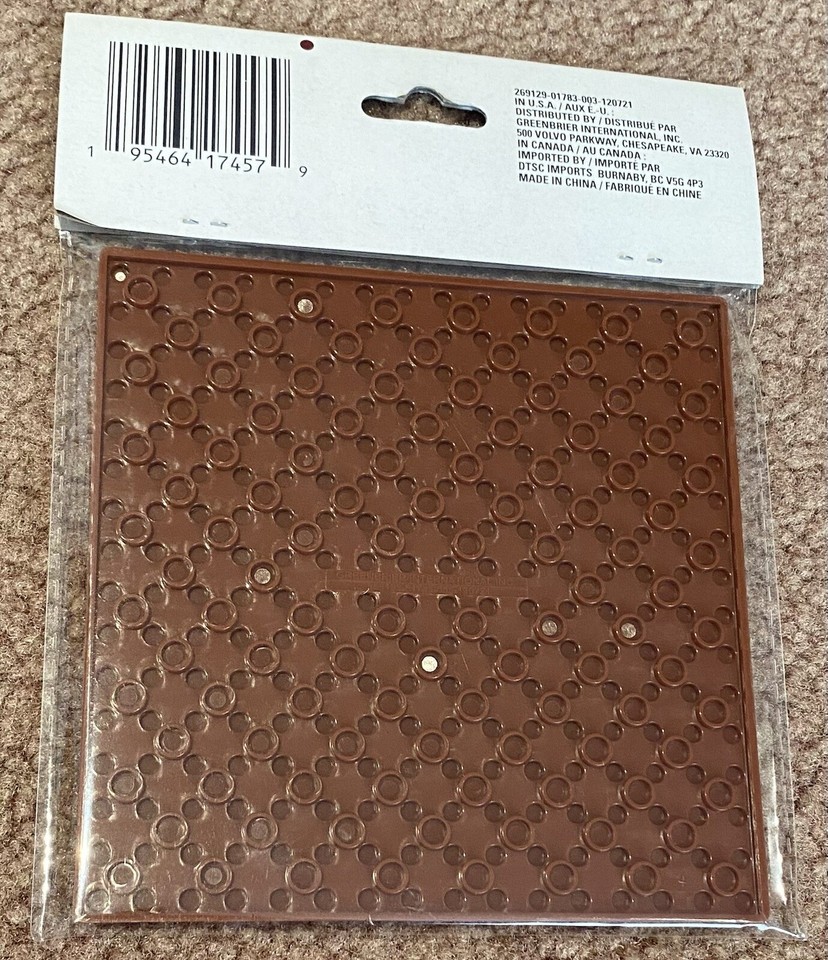 Make-It Blocks - Base Plate - Brown - 10” Square - Leading Brand ...
