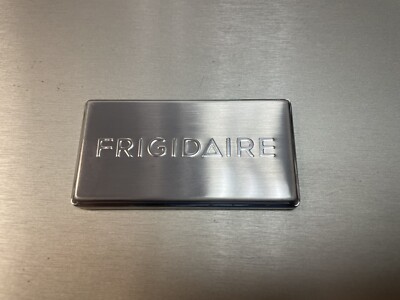 Frigidaire Refrigerator Badge similar to 242016301 , Stainless Finsih ...