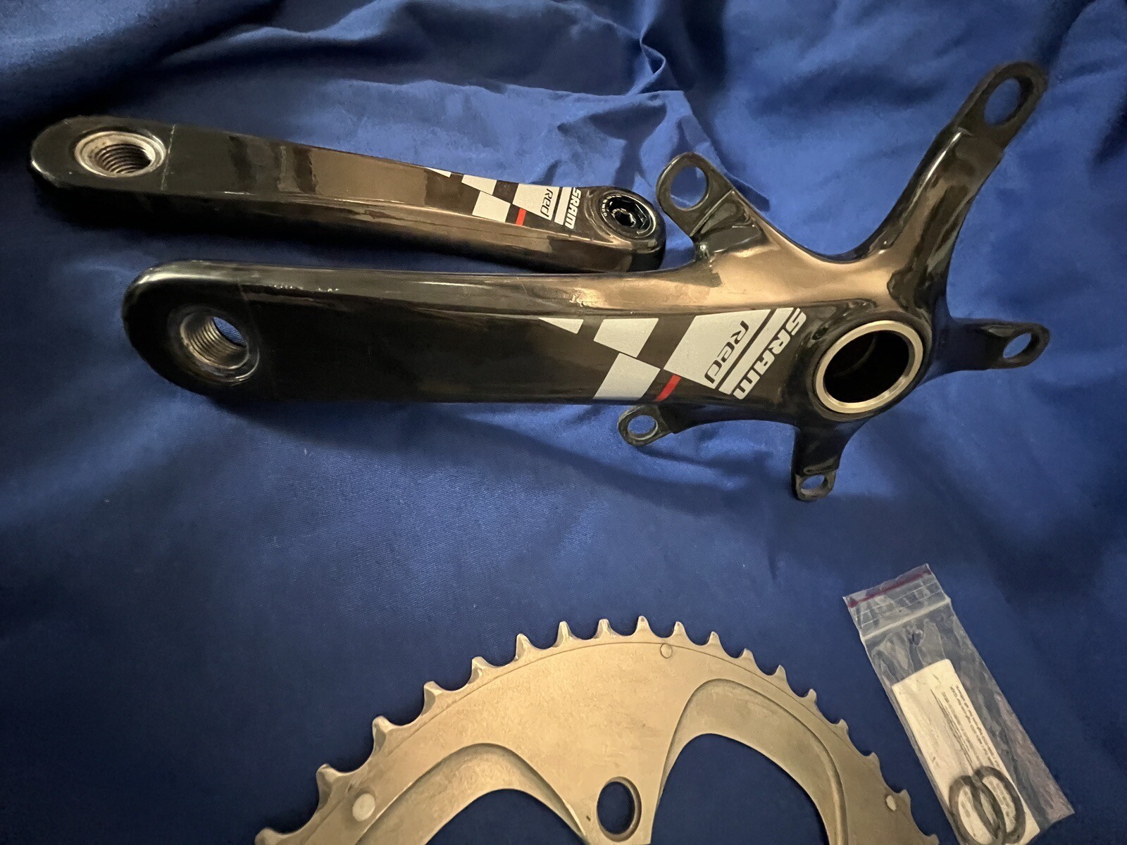 SRAM RED Crank arms set 170mm BB30 130BCD 10 SPEED with 53T Chainring ...