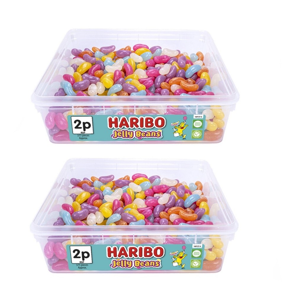 2 X FULL TUBS HARIBO SWEETS WHOLESALE DISCOUNT CANDY BOX PARTY FAVOURS ...
