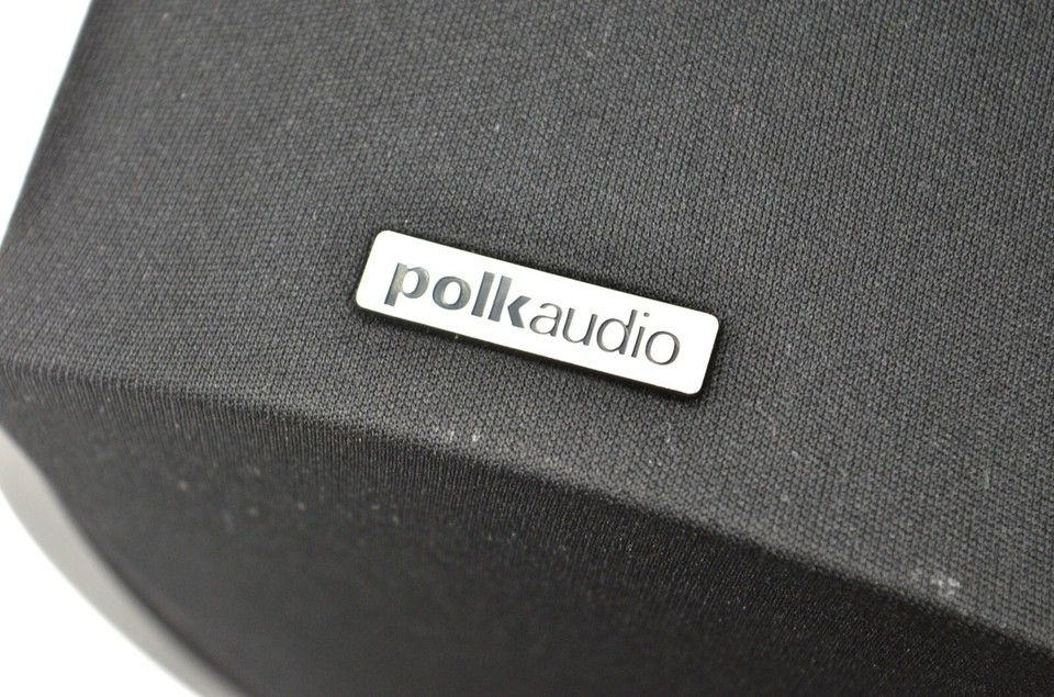POLK AUDIO * 2 RM201 SAT / 1 RM202 CC Speakers with Bolt-on Wall ...