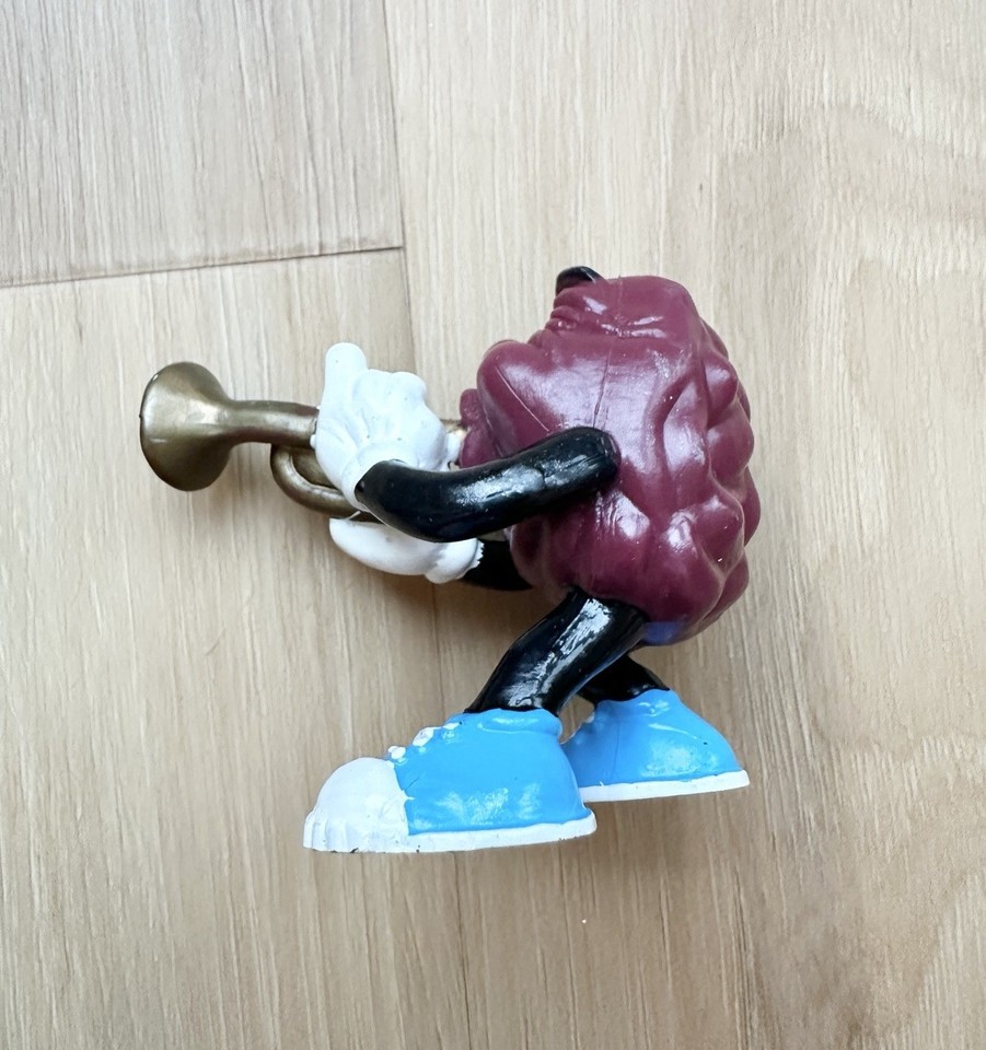 California Raisins Figures 3 Pc. Vintage 1988 Electric Guitar Trumpet ...