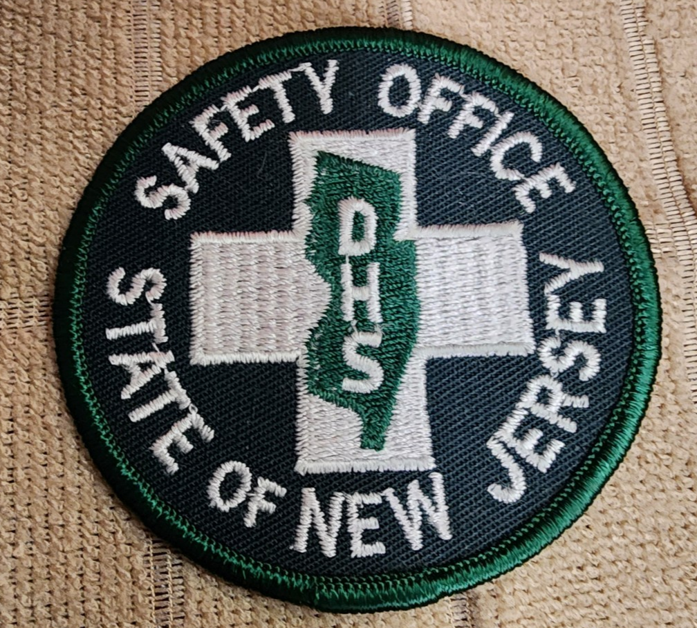 NJ Safety Office State of New Jersey DHS Patch(3in) | eBay