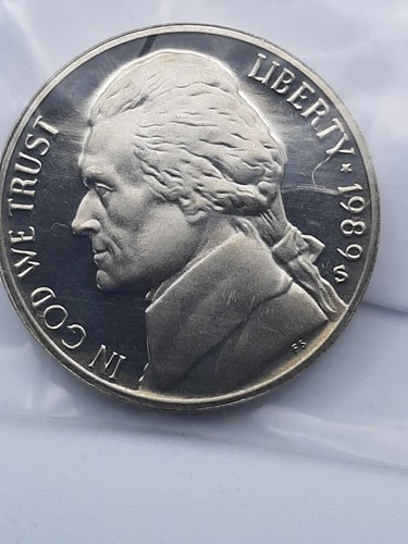 1989 P D S Jefferson Nickel Year Set Proof & BU US 3 Coin Lot | eBay