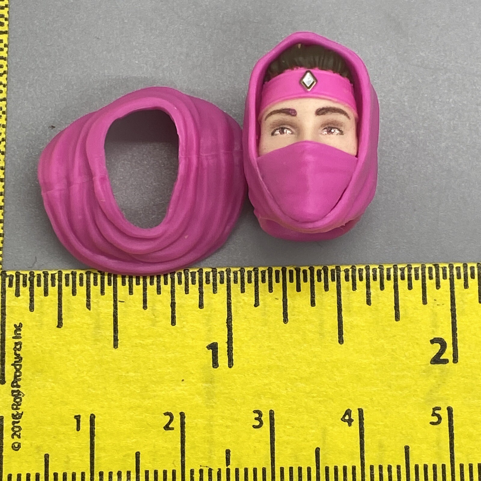 Pink Ninja Mask Head Mighty Morphin Power Rangers Lightning Collection ...