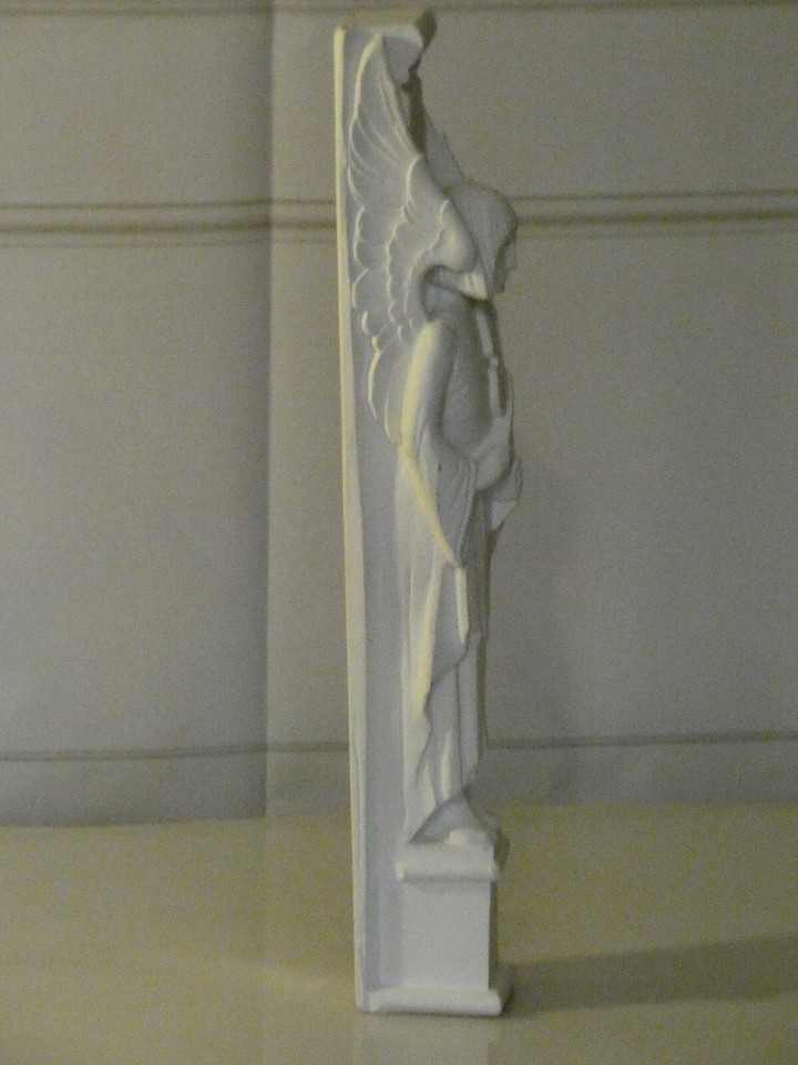 Vtg Facsimilies LTD 13” Plaster Angel With Violin Wall Decor Religious ...