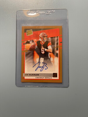 HOT! MVP?? 2020 Donruss Joe Burrow Rated Rookie BRONZE Auto | eBay