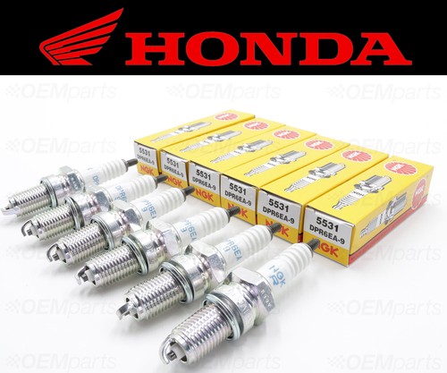 Set of (6) NGK DPR6EA-9 Spark Plugs Honda (See Fitment Chart) #31916 ...