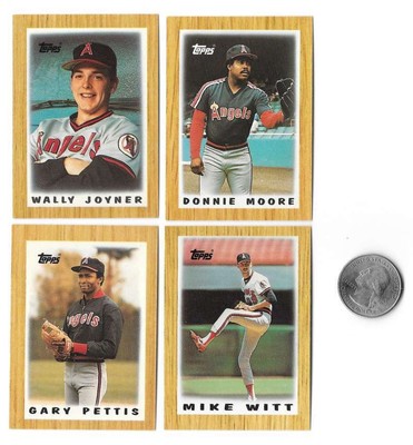 1987 Topps Mini Leaders CALIFORNIA ANGELS Team set | eBay