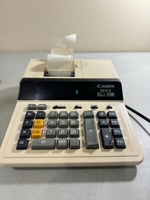 Canon 12 Digit Adding Machine MP25D ~ Two Color Printing ~ Tested ...