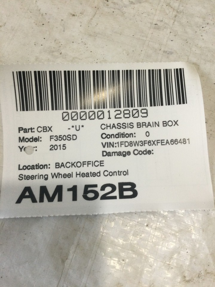 2015 Ford F-350SD Steering Heat Control Module BU5T-14B561-AF OEM | eBay