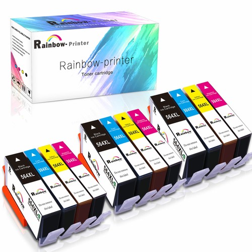 12PK 564XL Ink Cartridge for HP 564 XL Officejet 4620 4622 e-All-in-One ...