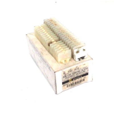 LOT OF 34 SQUARE D 9080-GK6 BOX LUG TERMINAL BLOCKS RAIL MOUNT 2 POS | eBay