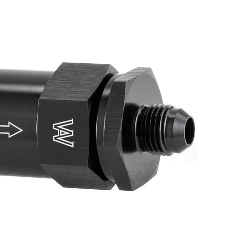 6AN to AN6 Flare Inline Non Return One Way oil filter 6061-T6 Aluminium ...