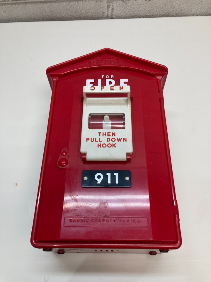 Vintage Randix Fire House Box Telephone Fire Alarm | eBay