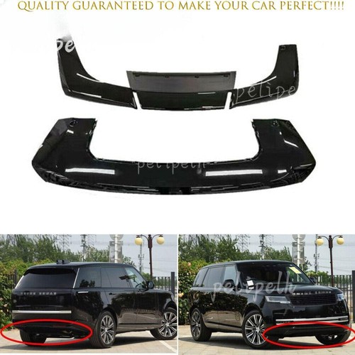 Glossy Black Front Rear Diffuser Bumper Lip Fit for Land Rover Range ...