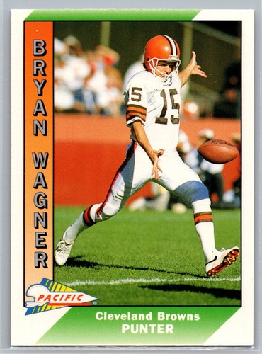 1991 Pacific Football #90 Bryan Wagner Cleveland Browns | eBay