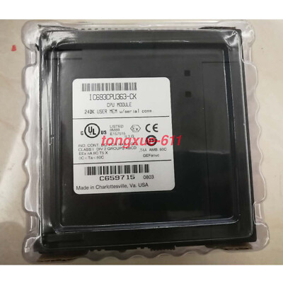 GE Fanuc IC693CPU363-CK New CPU Module Via FedEx or DHL | eBay
