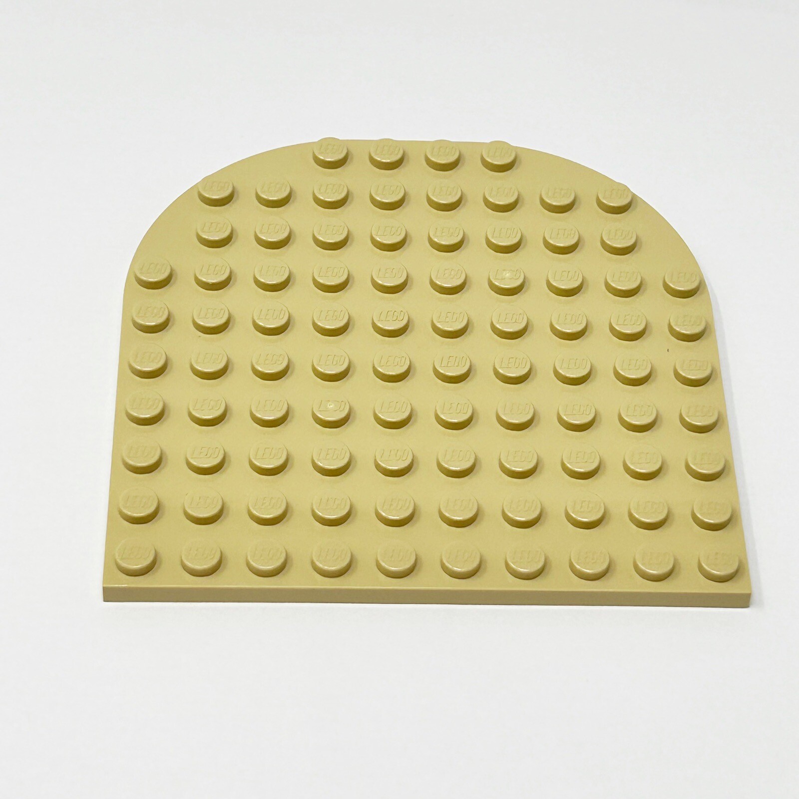 80031 LEGO Parts Plate Round 10x10 Rounded End TAN (1) | eBay