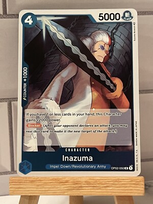Inazuma - ONE PIECE CARD GAME OP02-050 RARE English Paramount War | eBay